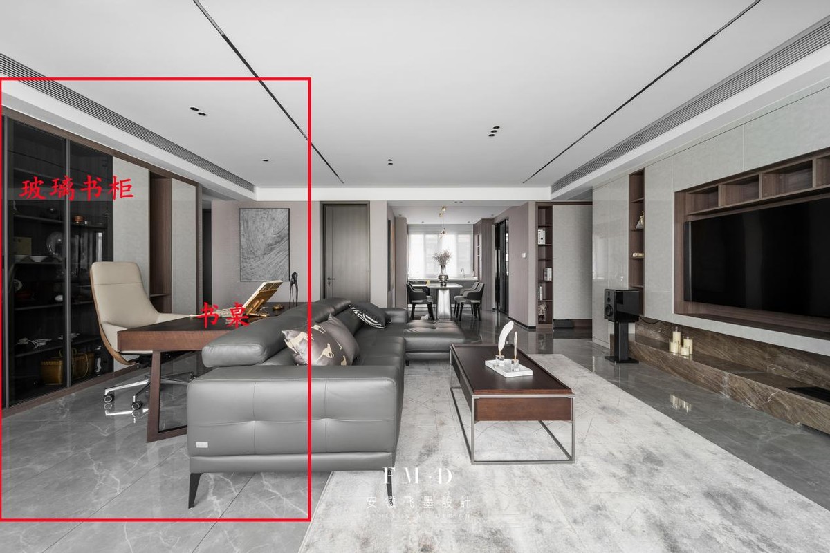 There is no need to leave a separate study room. Move these 4 corners ...