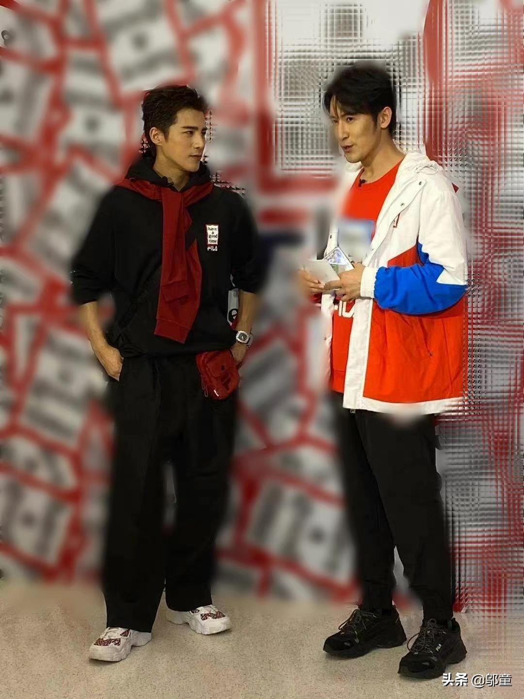 Jiang Chao took part in the event and did not forget to have a ...