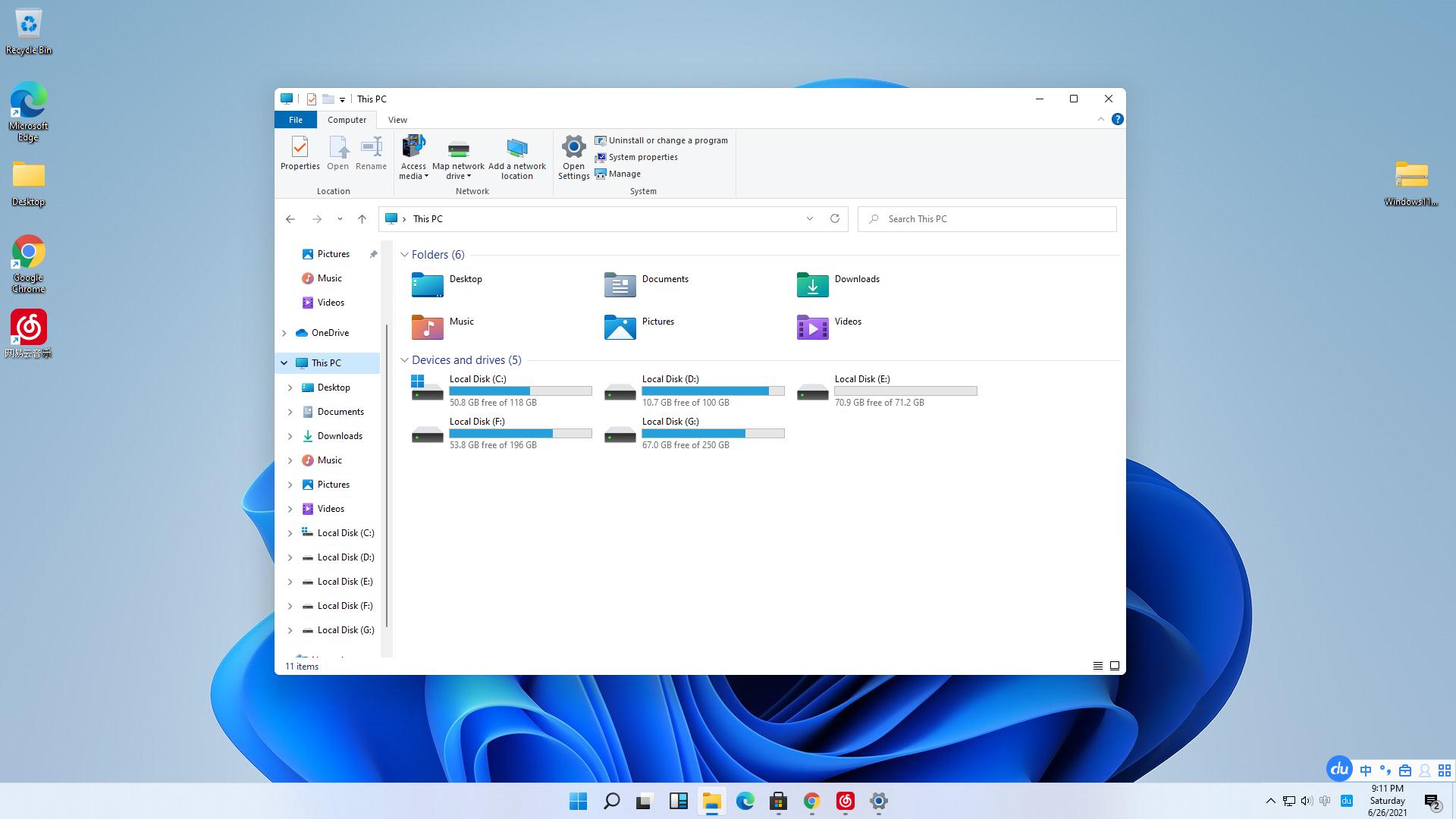 Win11 installation first experience - iNEWS