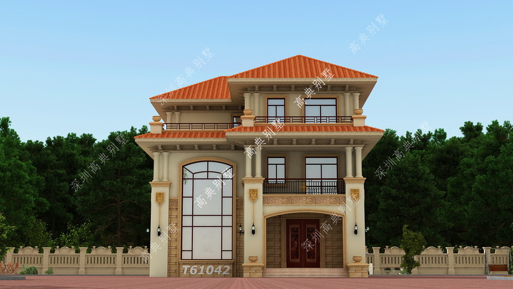 European style villa, beautiful appearance design - iNEWS