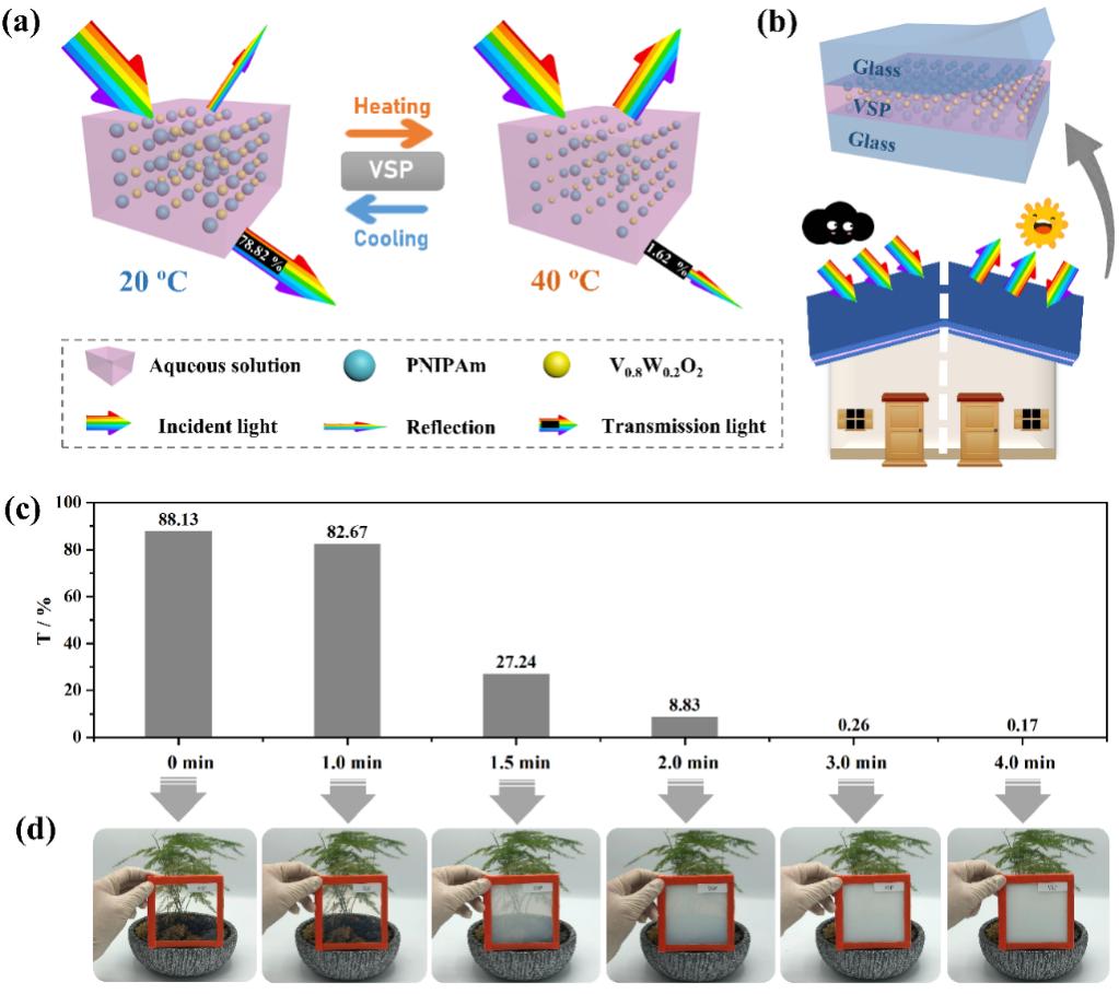 Thermochromic microgel energy-saving smart window modulated by ultra ...