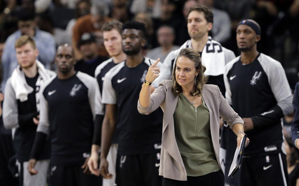 In the NBA world dominated by men, the Spurs female assistant coach has ...