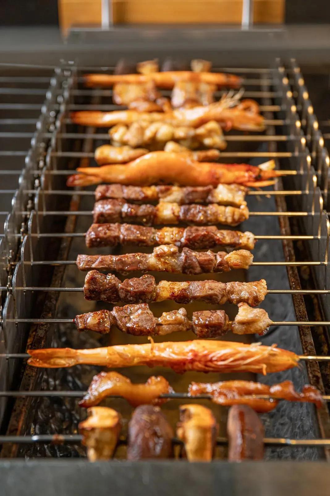 The best lamb skewers I have eaten recently. They are really delicious ...