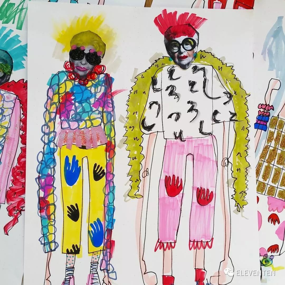 Fashion illustrator's grotesque aesthetics, painted like this, Saint ...