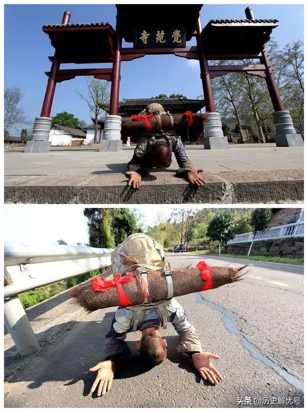 The Chinese ascetic monk spends 2 years walking for thousands of miles ...