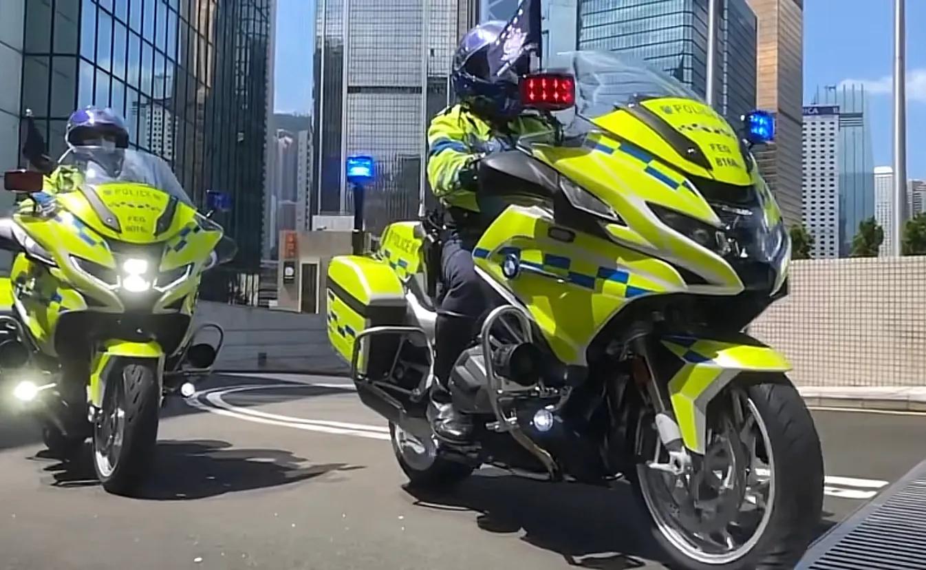 Hong Kong Traffic Police's latest police motorcycle BMW R1250RT - iNEWS
