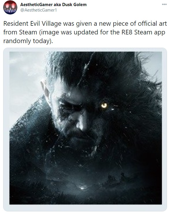 "Resident Evil 8" through the new picture, Chris turned into a werewolf ...