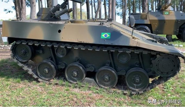 Brazil EE-T4 Ogum light armored vehicle, imitating the design of the ...