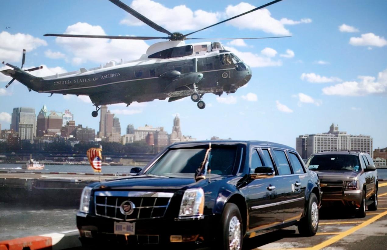 How did the huge "presidential motorcade" in the United States be ...