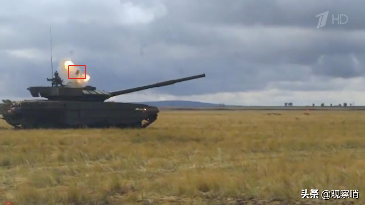 Russian T-72 tank, equipped with "Arena" active defense system, no ...