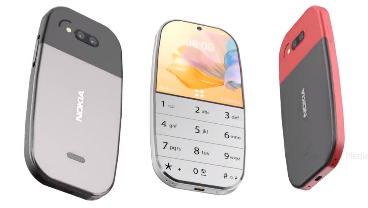 Nokia retro physical buttons, Motorola retro flip phone, so tacit ...