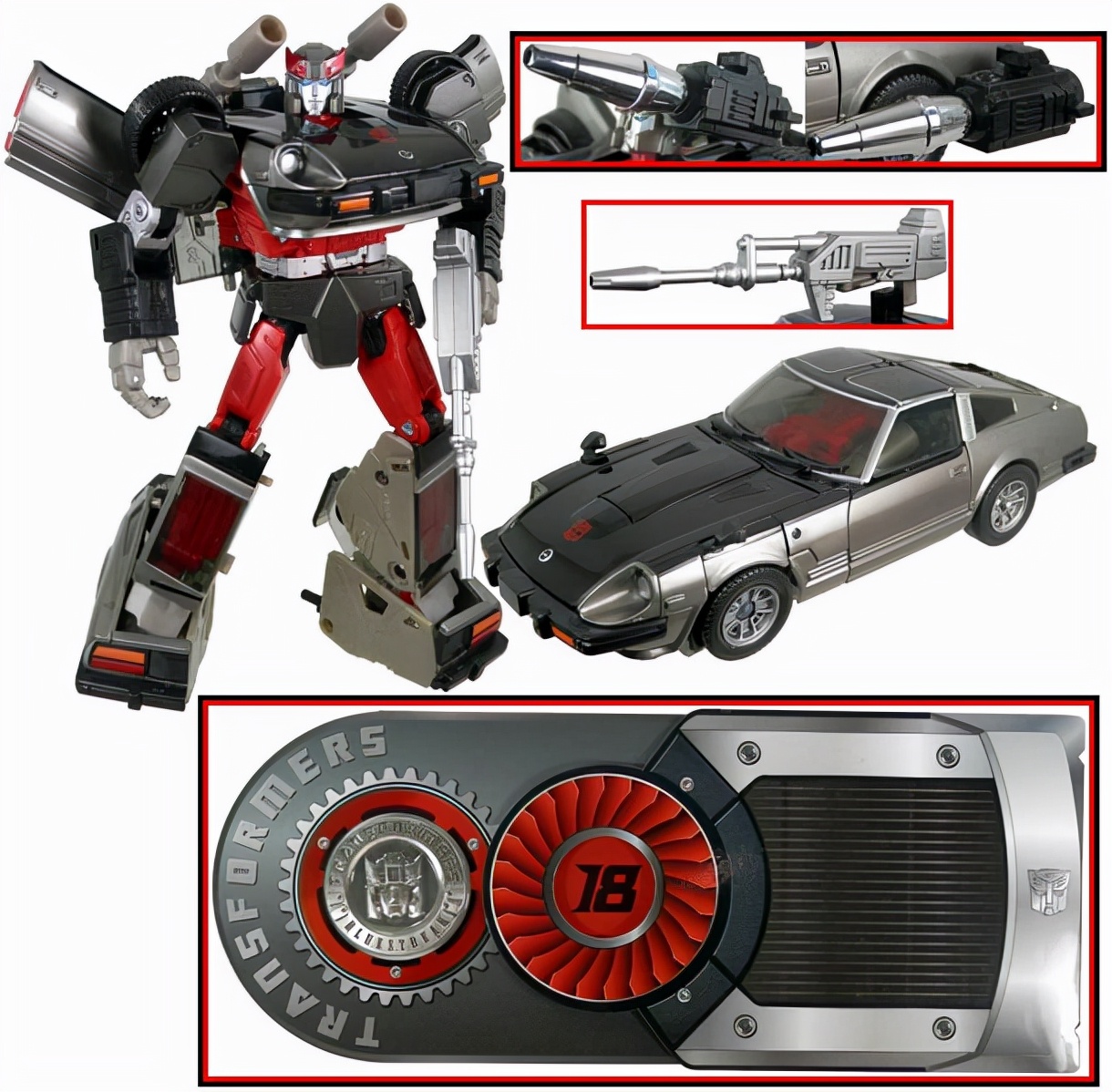 What color are the blue thunderbolt and silver thunderbolt in ...