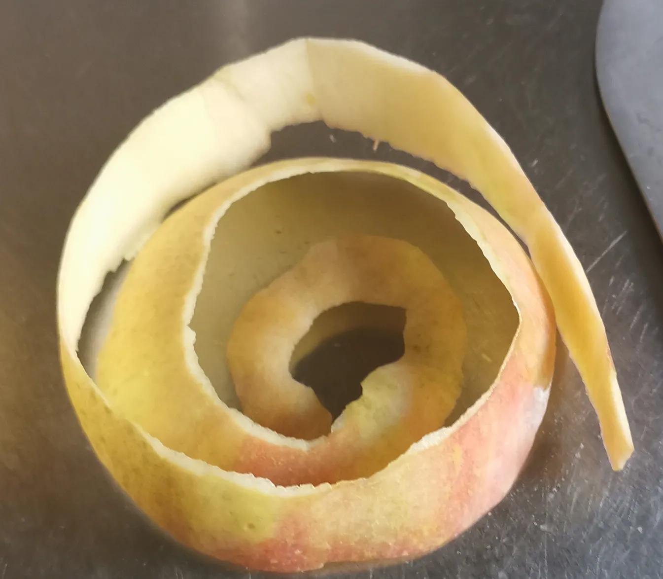 Three steamed and three sun dried apples, without any additives, it was ...
