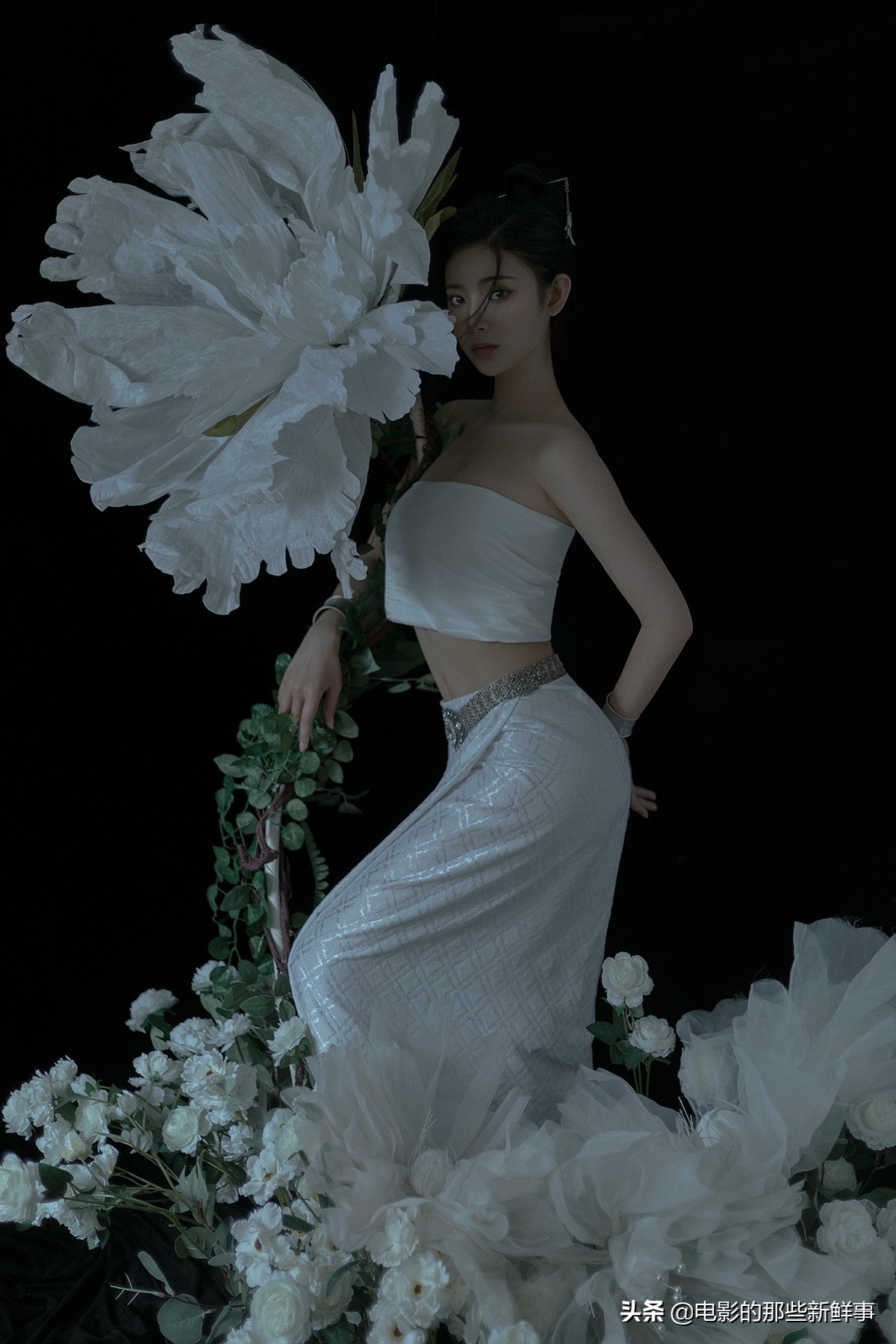 The latest stunning photo of Wang Xingchen, a post-95 beauty model, is ...
