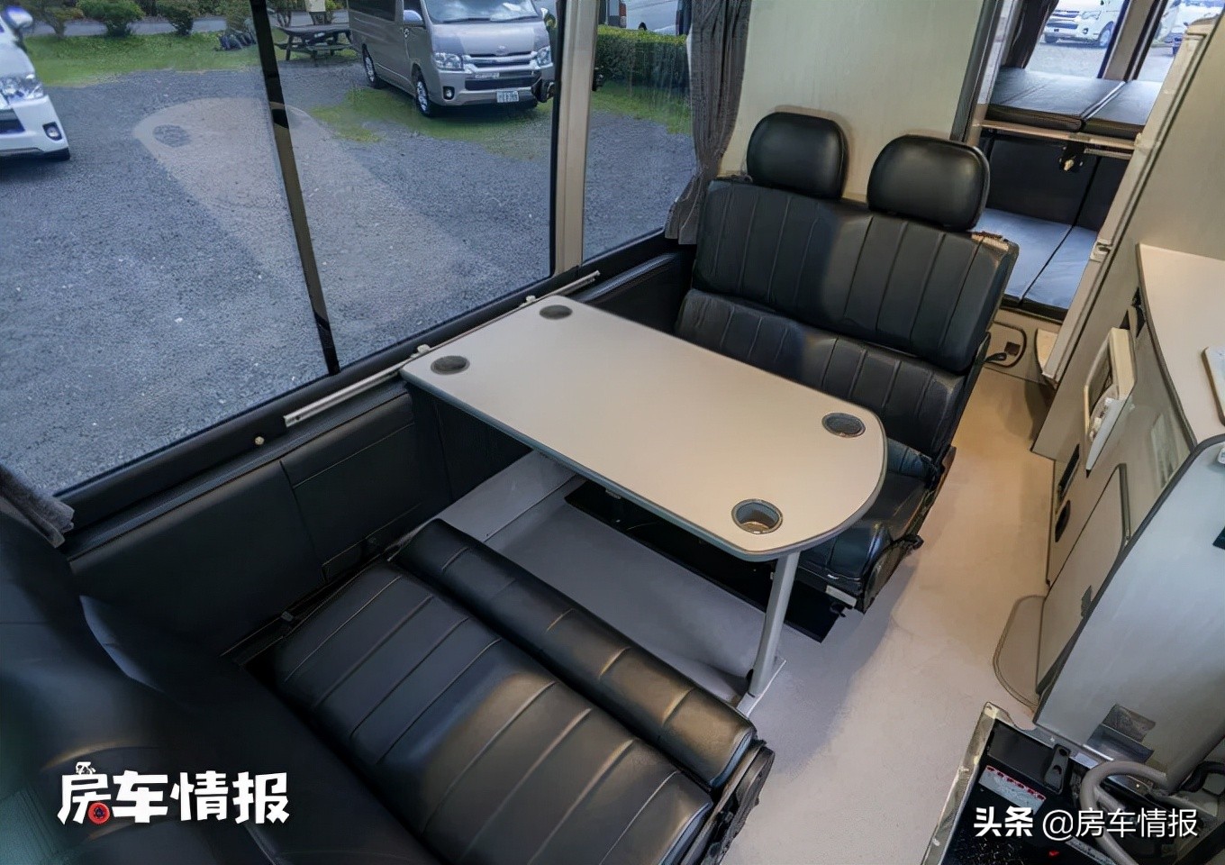The new mini-bus RV, 4.0T super power can sleep 6 people, the space is ...