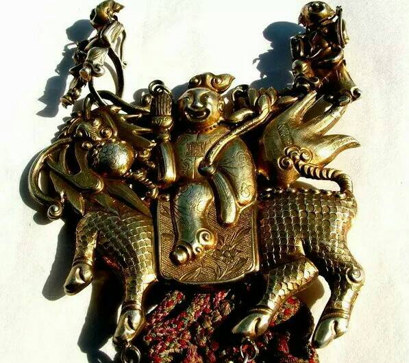 Ancient Chinese style children's amulet silver "Longevity Lock" - iNEWS