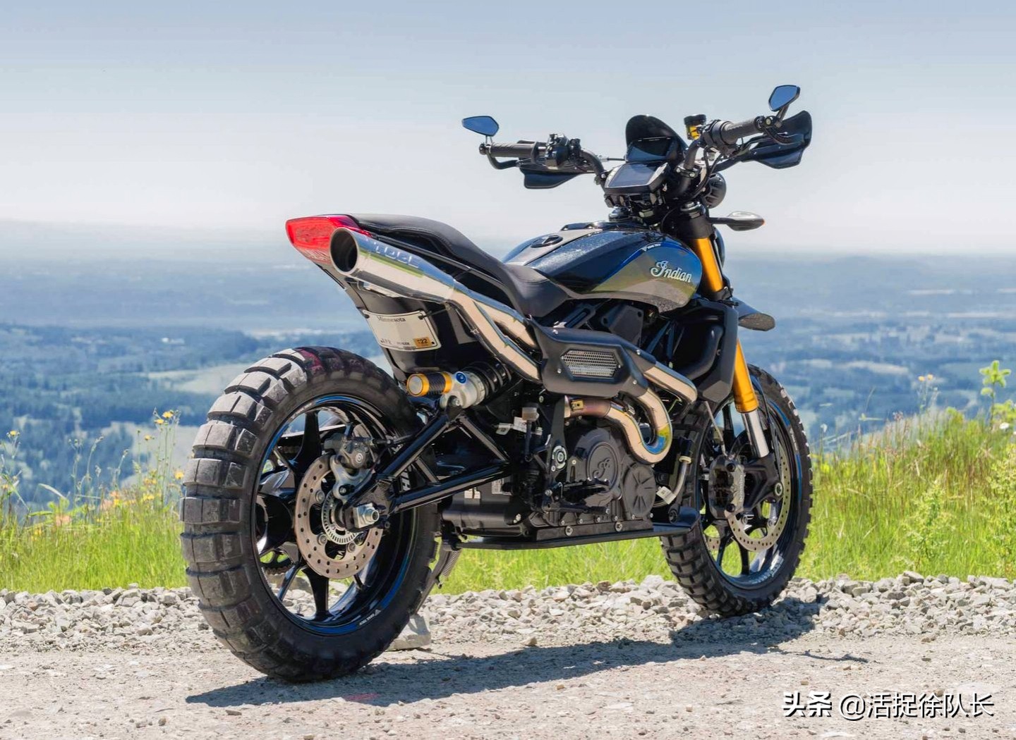 Indian money-burning power, Indian FTR 1200 S adventure customization ...