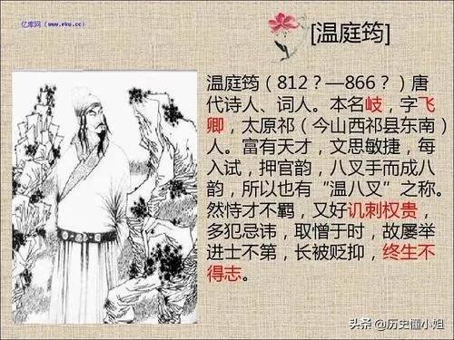 The famous poet Yu Xuanji in the late Tang Dynasty, after being ...