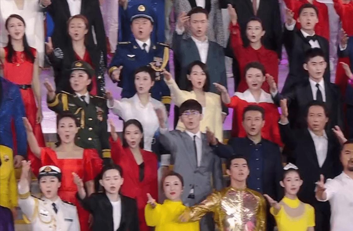 The seven party artists are so beautiful!Tong Liya Jin Chen has a good ...