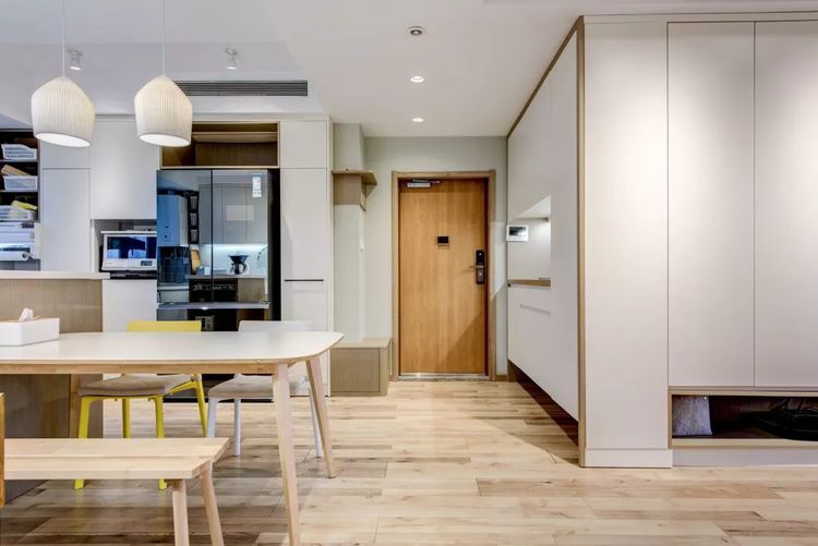 116-square-meter Nordic style three-bedroom house, the house is not ...