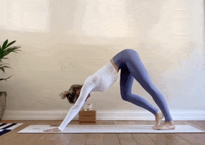 The vertical fork exercise sequence shared by the yoga goddess: just 7 ...