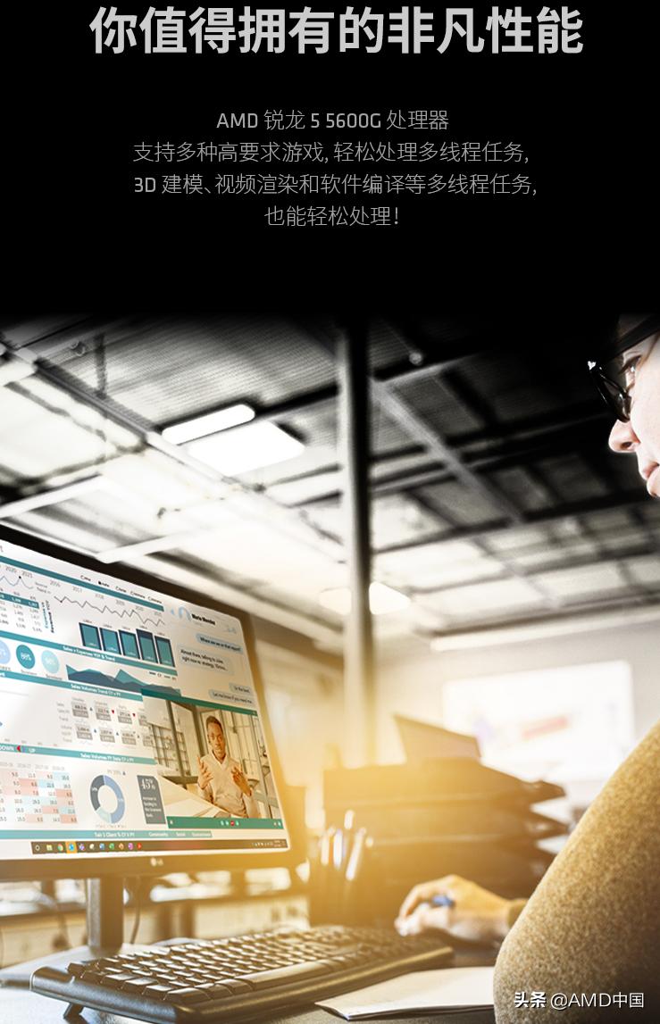 Built-in Radeon graphics AMD Ryzen 5 5600G processor performance test ...