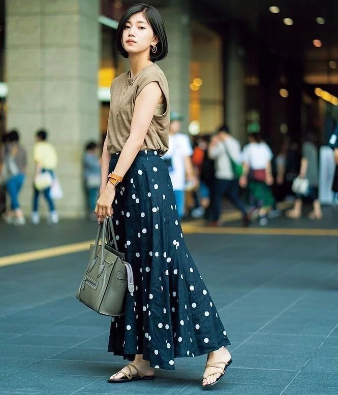 Japanese girls wear spring and summer dresses, master these 4 basic ...