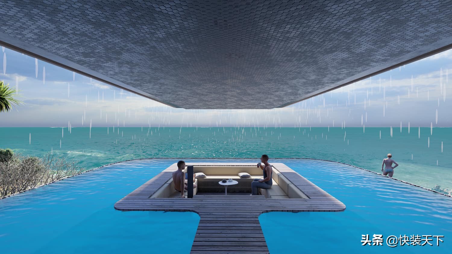Looks like a Douyin symbol building: Tulum House creative building in ...