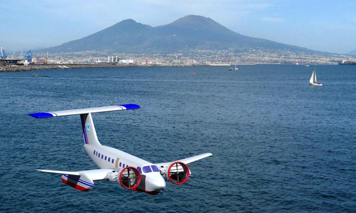 "Flying ship" made in China?Flying 1 meter above the water, how many ...