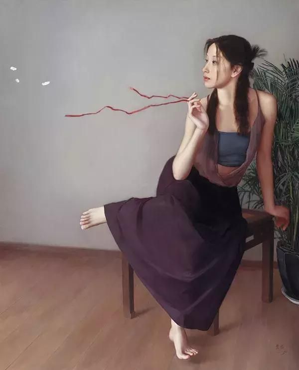 Realistic oil painting representative Li Guijun Character Oil Painting ...