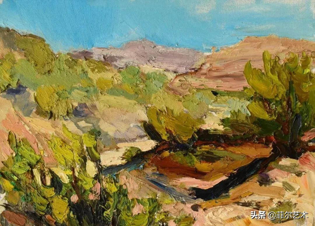 Painter Brian Cote's heavy brushwork oil paintings are bold and ...