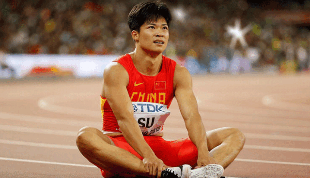 Su Bingtian ran 10 seconds into the 100m for the 7th time, the fastest ...