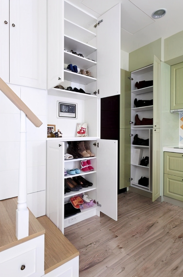 41 square meters snail house, squeeze every inch of space for storage ...