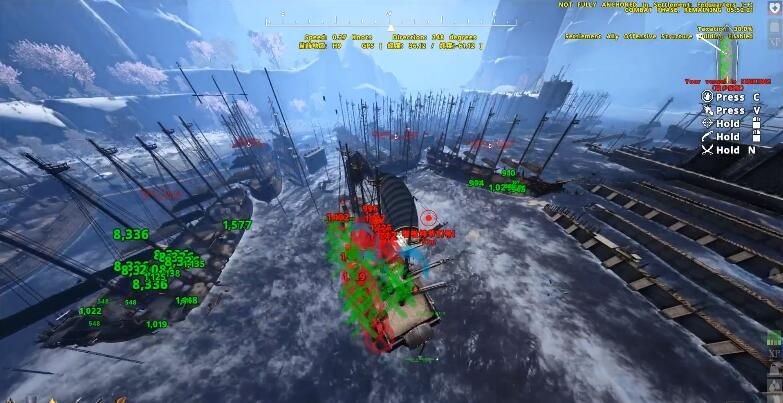 Staged the polar icebreaking operation, Steam pirate game "ATLAS ...