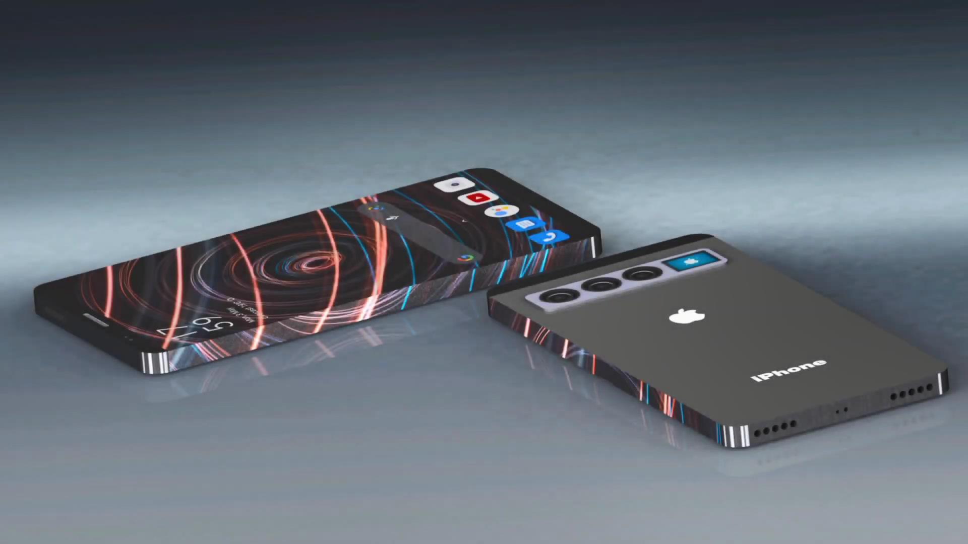 iPhone14ProMax rendering: 0.5-inch secondary screen 48 million triple ...