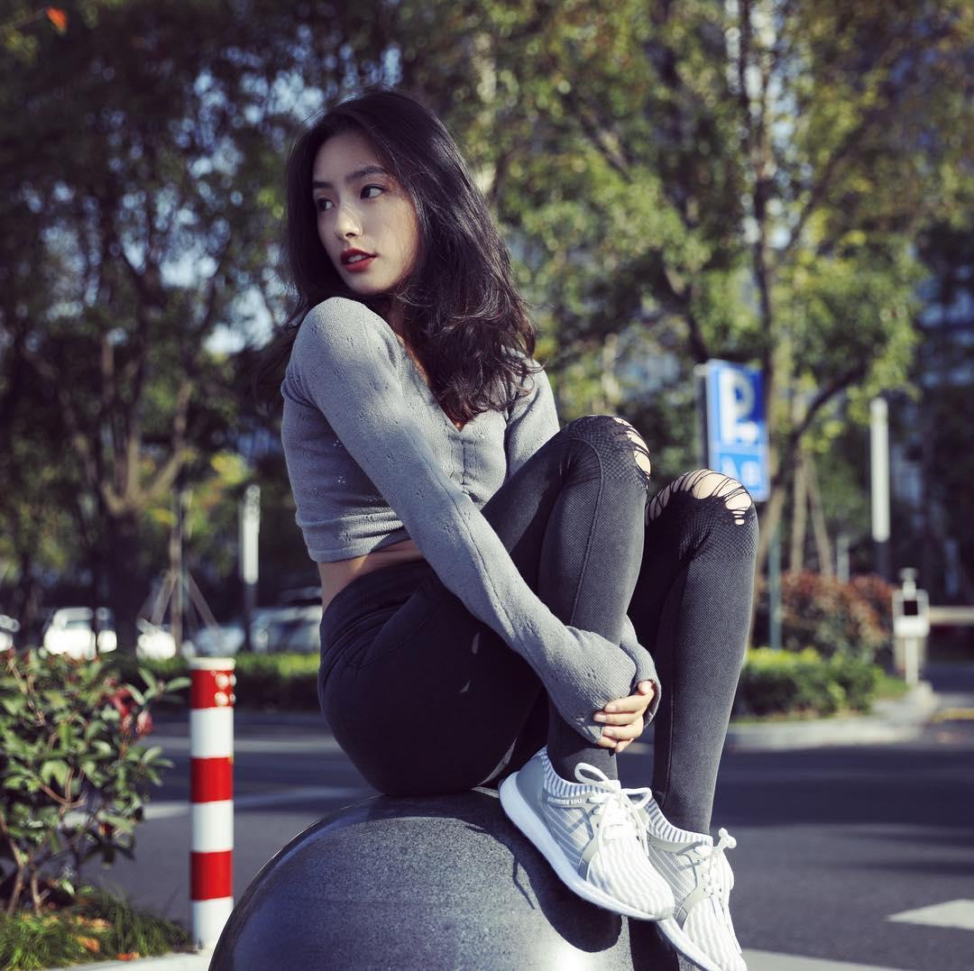 Fitness celebrity Chen Nuanyang has a super beautiful figure, and his ...