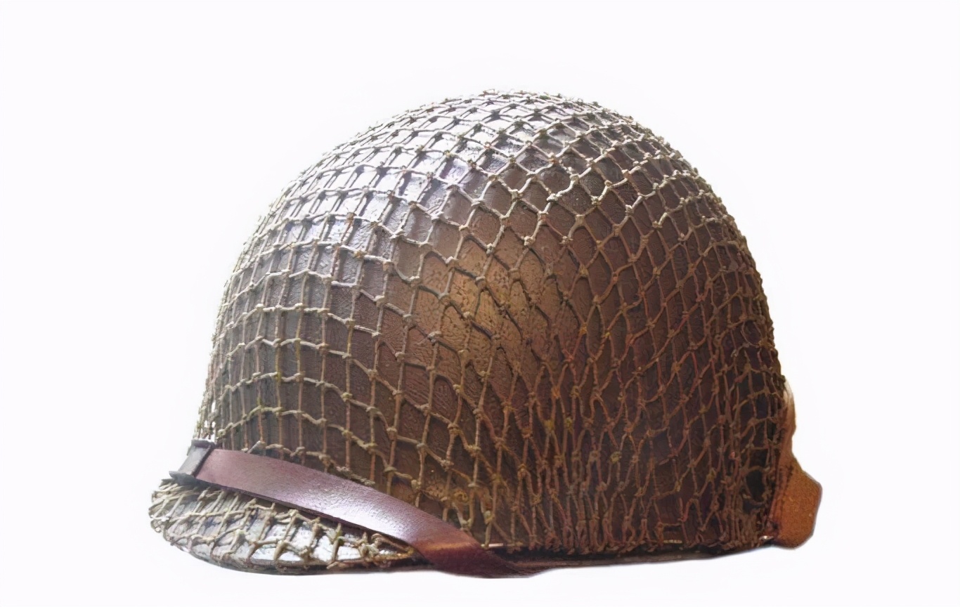 Why should the US military helmet be covered with a fishing net?The ...
