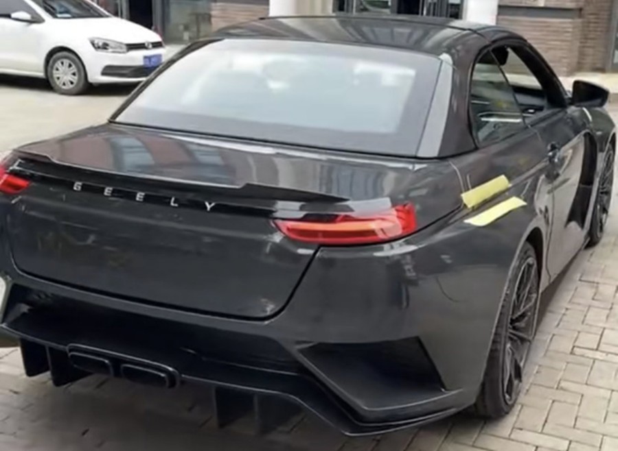 Geely Binrui convertible version exposed!Xingrui front face + BMW hard ...