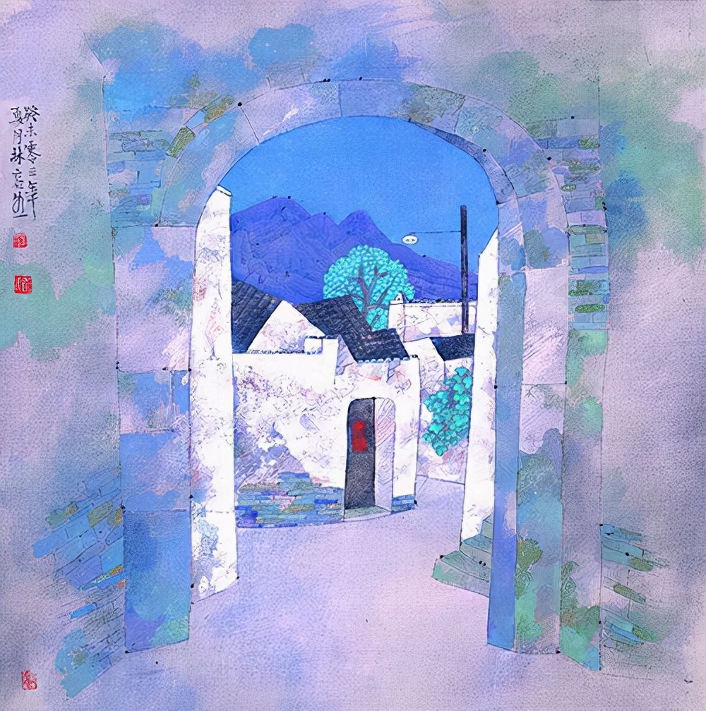 wonderful!His landscape painting works blend Western vision with ...