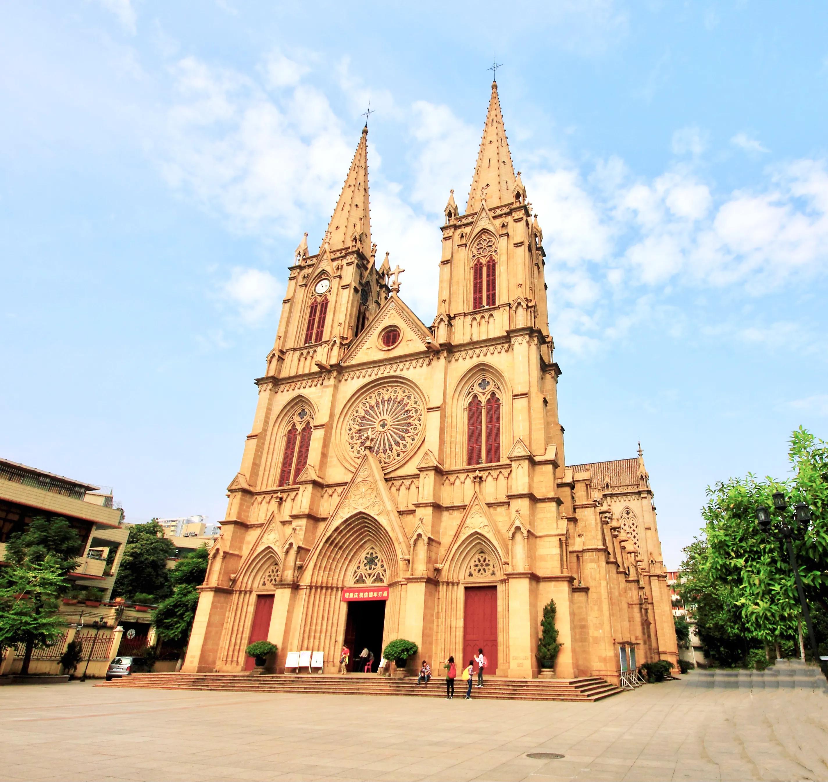 Beautiful!The largest Gothic church in China and Southeast Asia ...