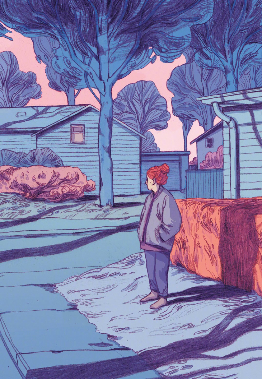 Stunning melancholic color illustrations with a certain story - iNEWS