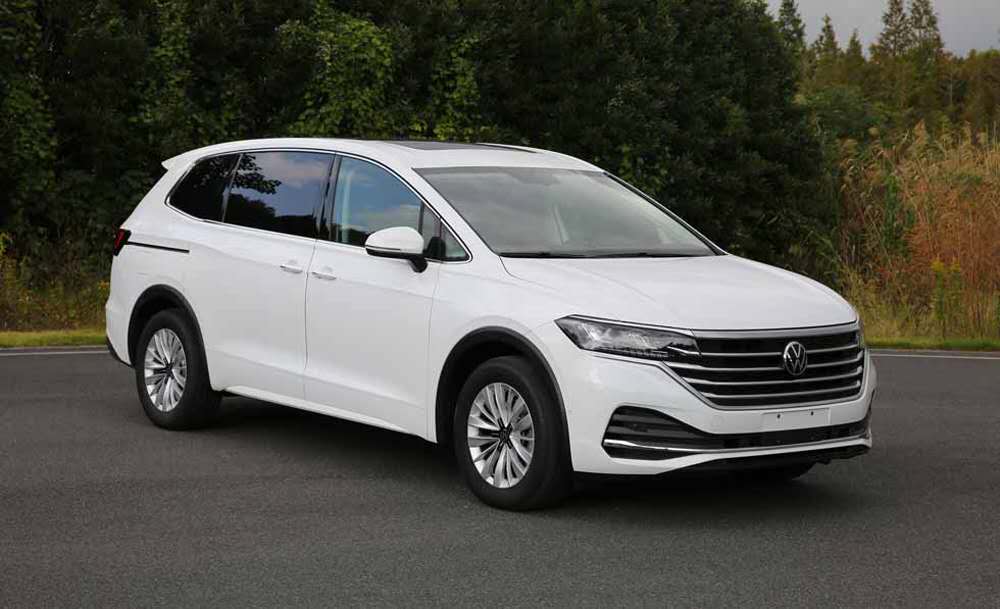 The new MPV of Volkswagen's MQB platform, four-wheeled independent ...