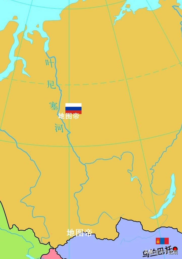 Siberia has the most water in the rivers and the largest river that ...