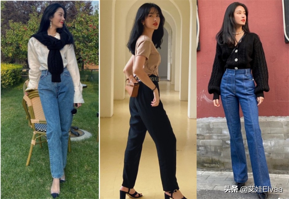 Yang Caiyu walks in the garage, wearing long-sleeved "awl boots" with ...
