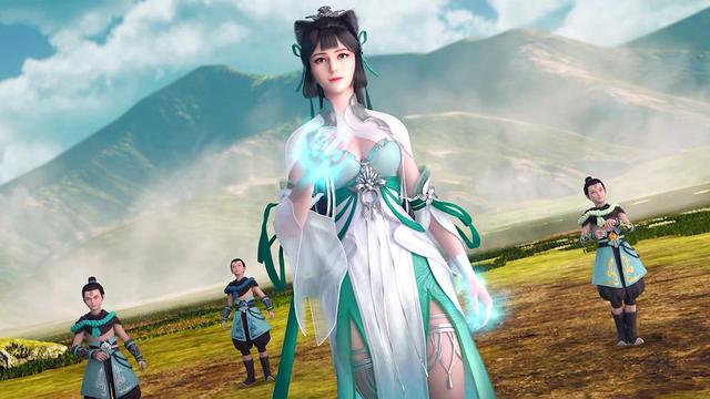 The perfect world: Yu Zimo's neck is full of legs, her figure is ...