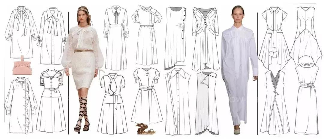 Basic courses in 8 major fashion departments, starting with clothing ...