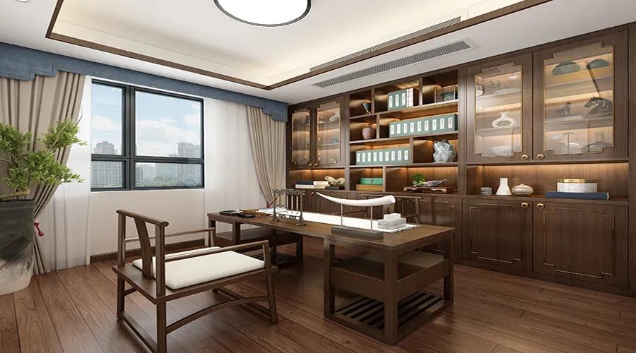 New Chinese-style study room, a space unique to its own scholarly and ...