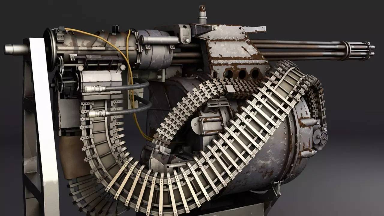 Look at China's "three-barreled gun", the motor-driven rate of fire is ...