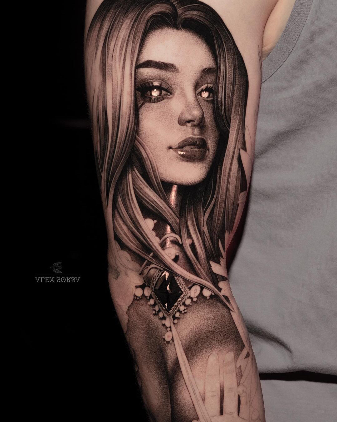 Arm portrait tattoo - iNEWS