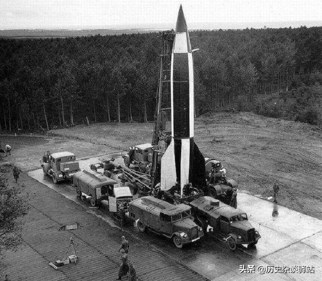 Nazi "V" secret weapon: V2 is ballistic mode, V1 is cruise, V3 is ...